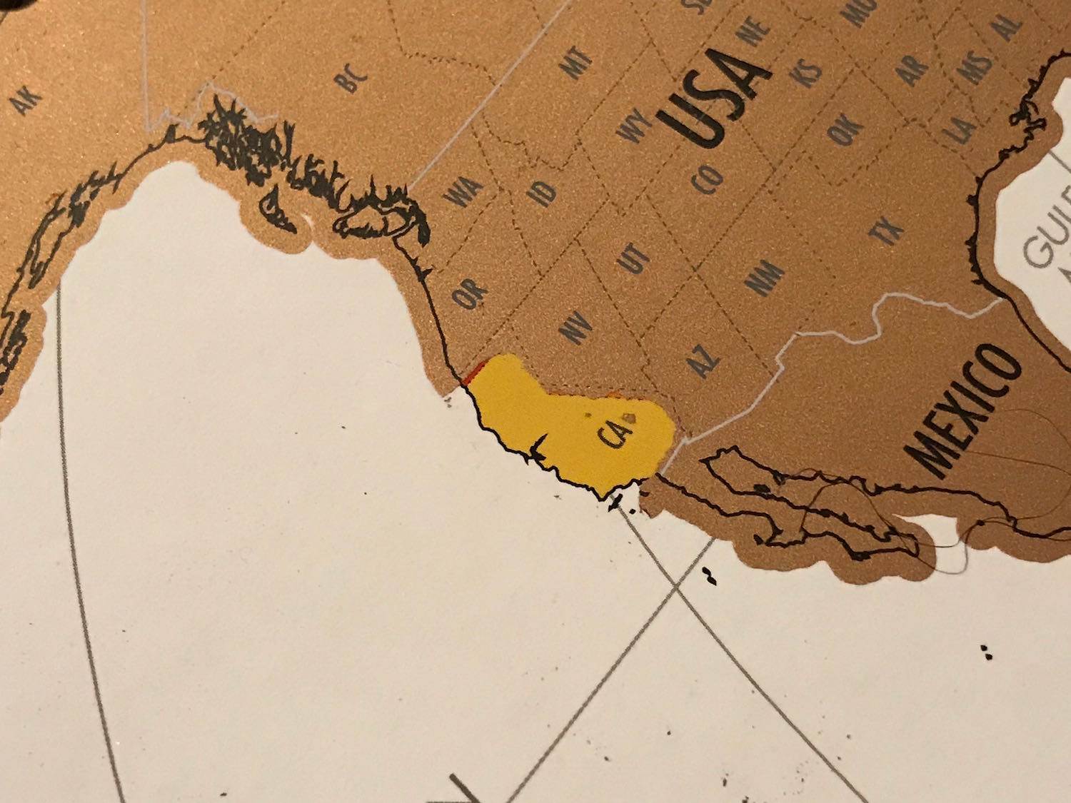 Scratch Off Travel Tracker Map Review + Giveaway